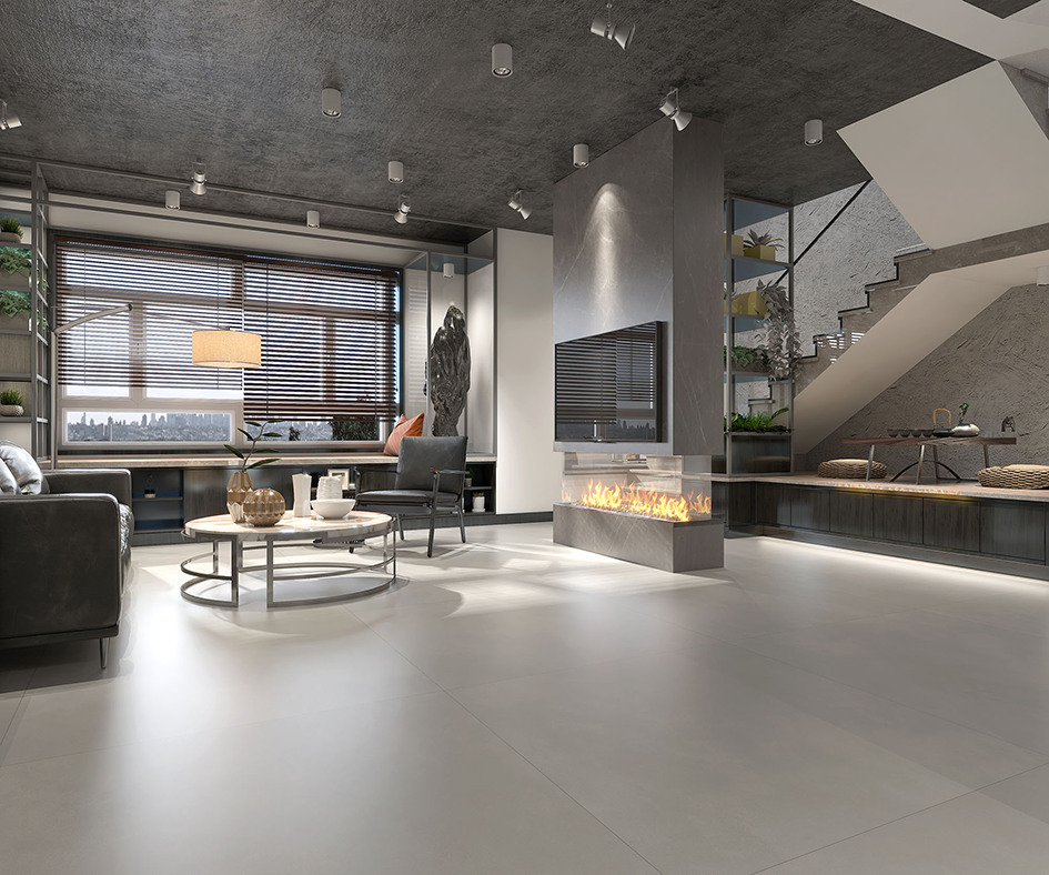 Microcement Grey & Yellow (R) – TCS Marble