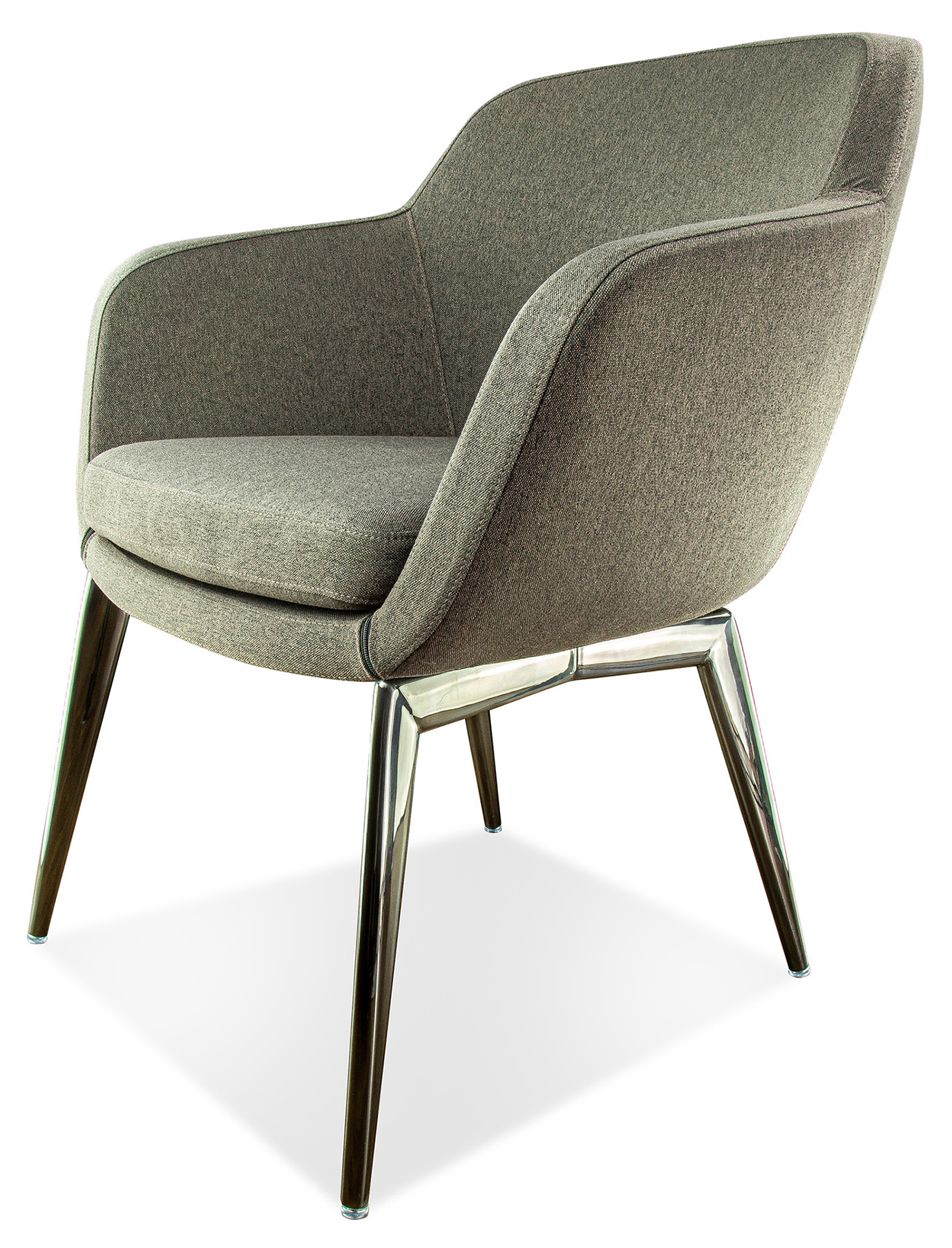 Dark Grey Bliss Chair - TCS Marble