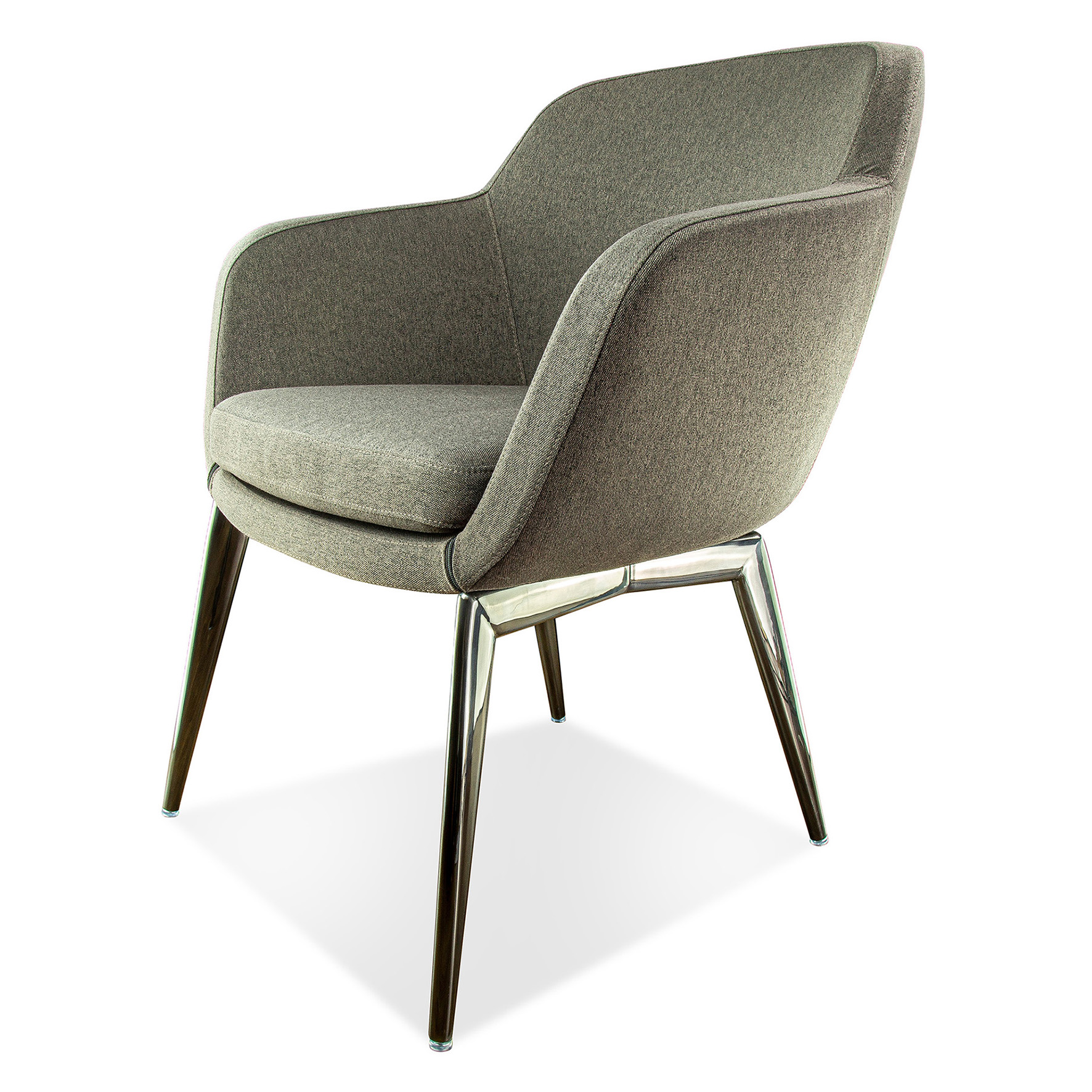 Dark Grey Bliss Chair - TCS Marble